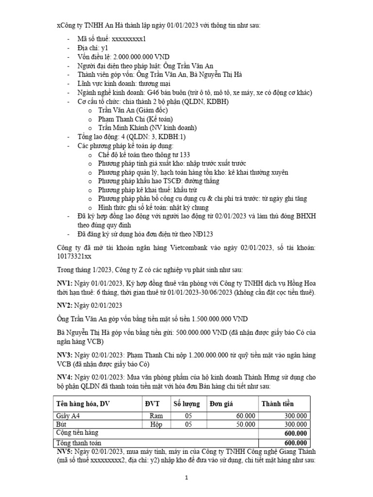 BT ThucHanh Misa CK 7.2024 | PDF