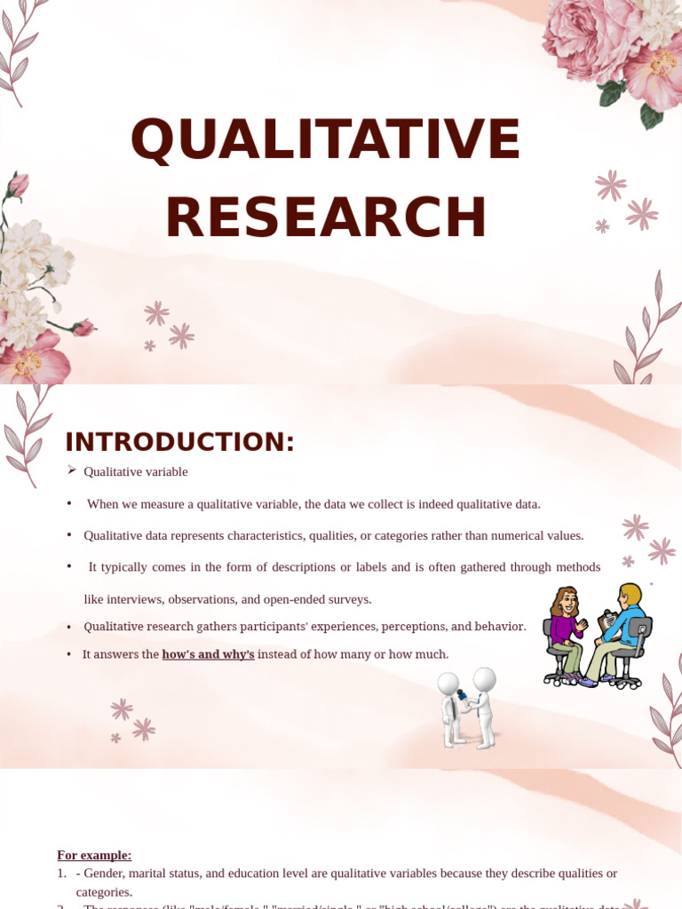 Qualitative, Sampling | PDF | Qualitative Research | Data