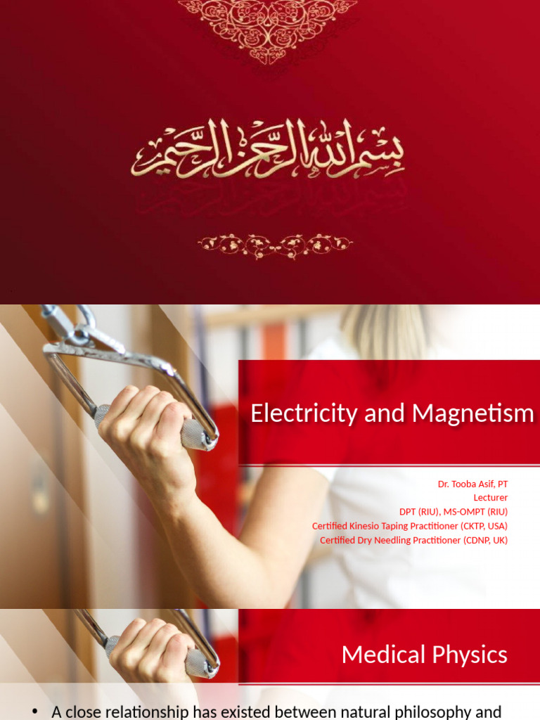 Electricity and Magnetism (A) | PDF | Medical Physics | Atoms