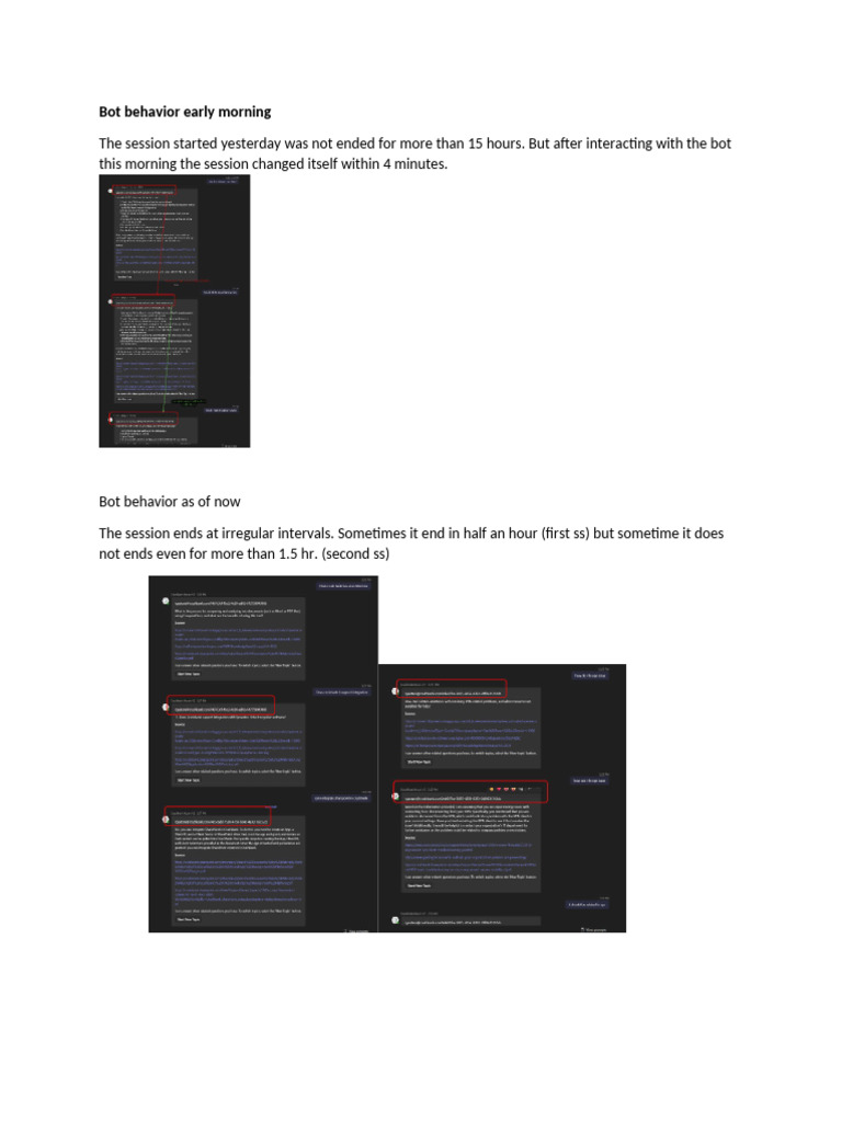 Bot Session Irregularities Analysis | PDF