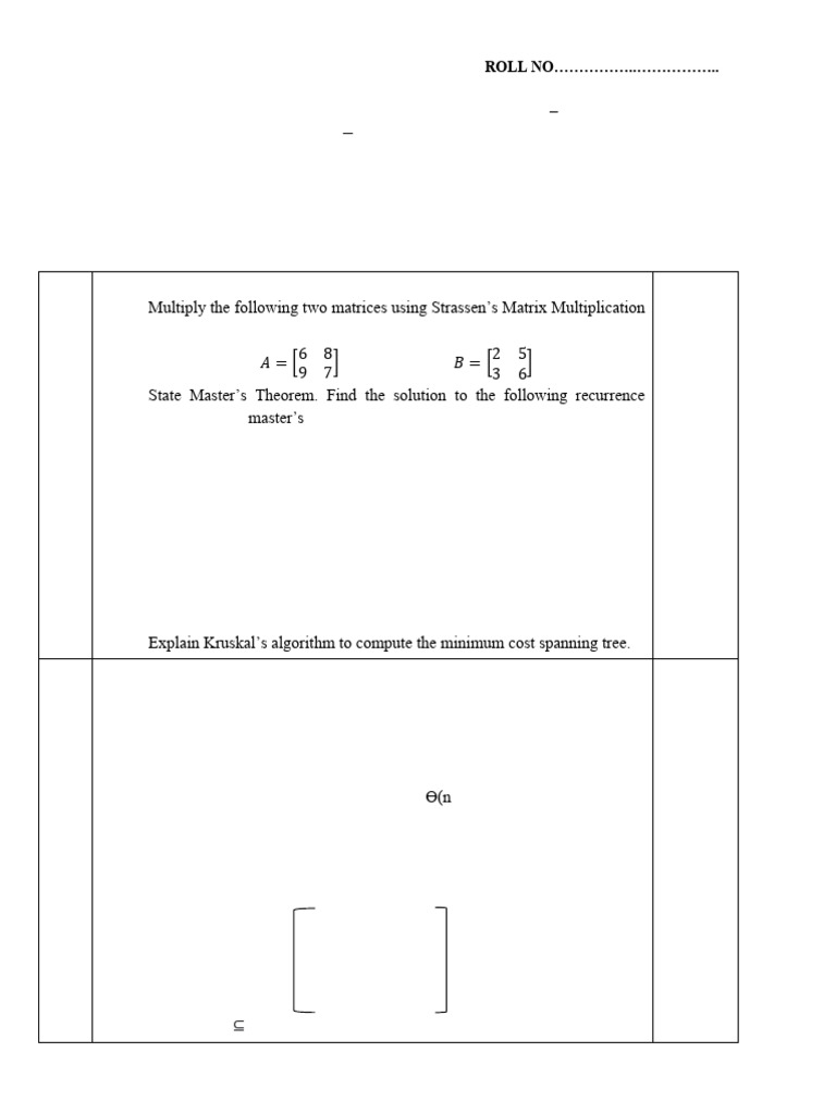 Design and Analysis of Algorithms | PDF | Time Complexity ...
