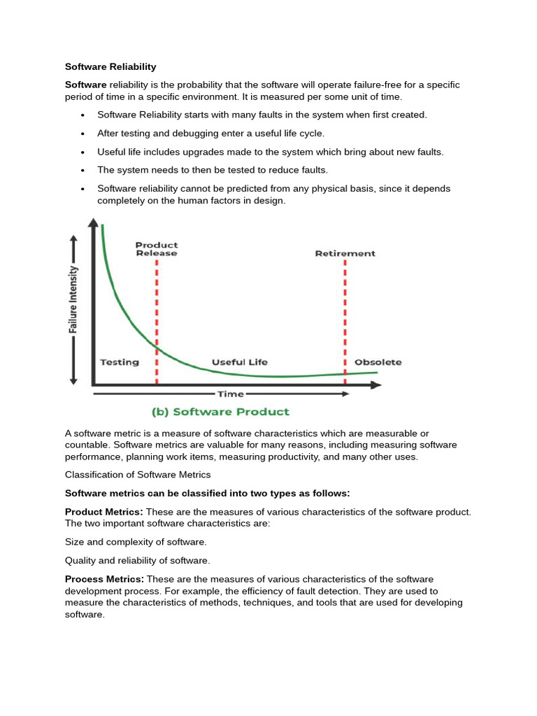Unit 5.Software Reliability | PDF | Reliability Engineering | Version Control