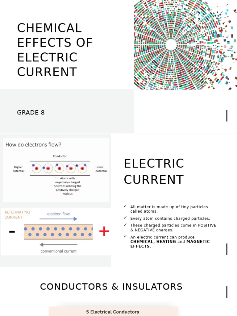 Chemical Effects of Electric Current | PDF | Anode | Electric Current