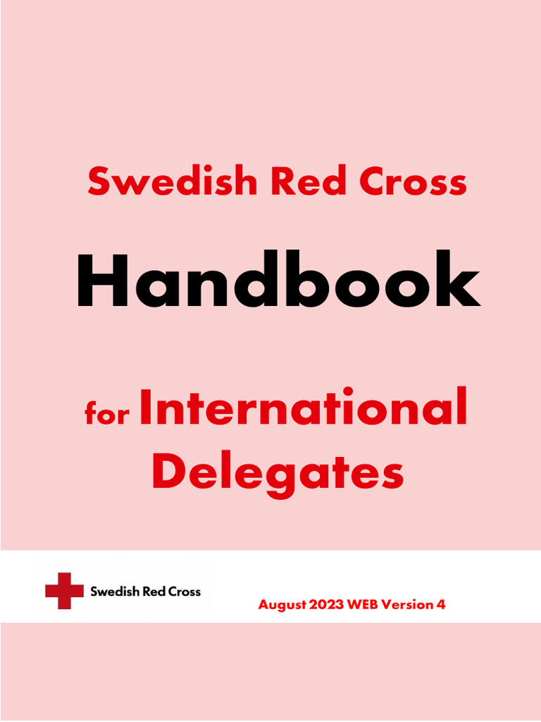 Swedish Red Cross Delegate Handbook 2023 | PDF | Cost Of Living ...