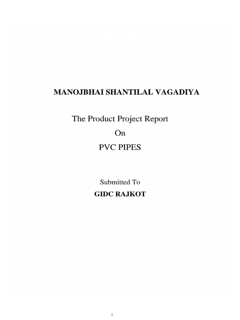 Gidc Project Reports | PDF