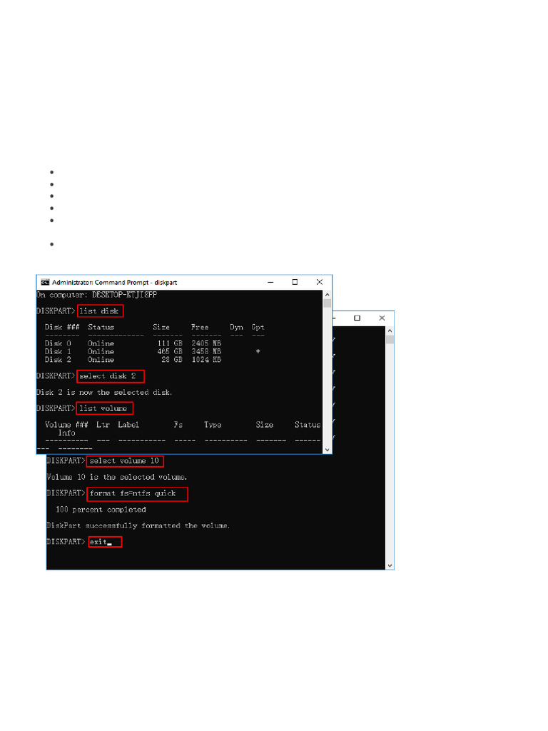 Formatear Discos | PDF