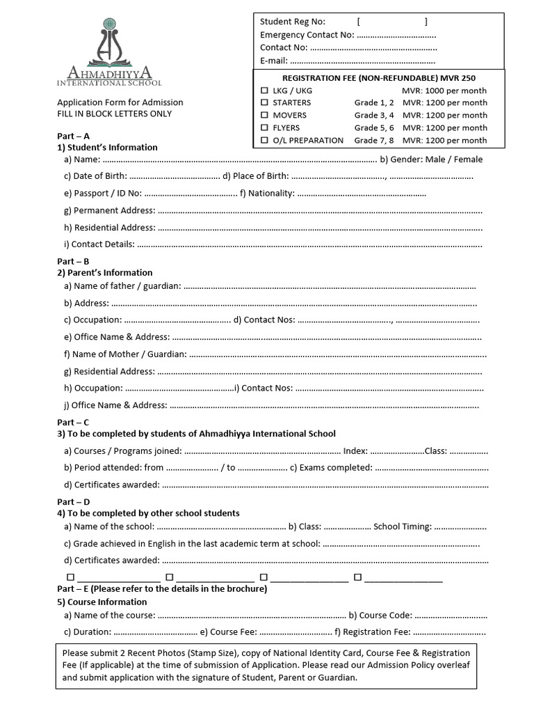 Application_form | PDF
