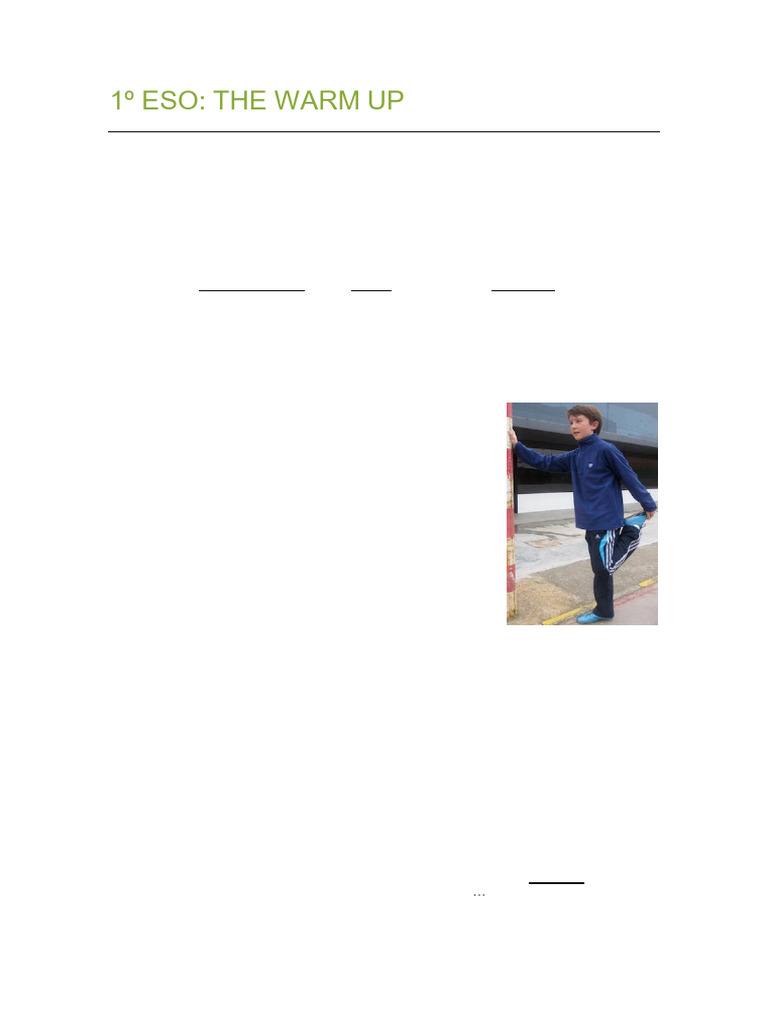 Warm Up | PDF