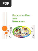 Balanced Diet Chart Overview | PDF