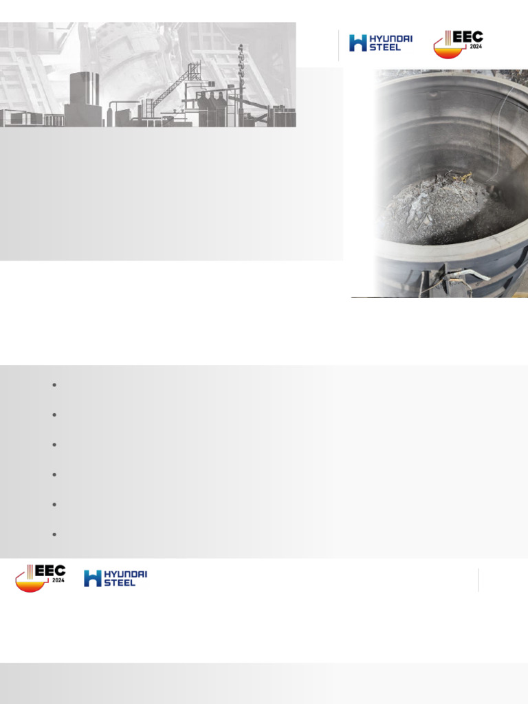 EAF Operations with HBI Analysis | PDF | Steel | Scrap
