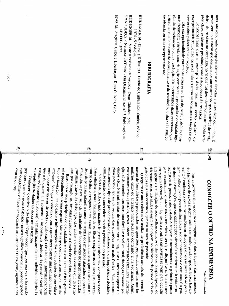 Solon - Conhecer o Outro Na Entrevista | PDF