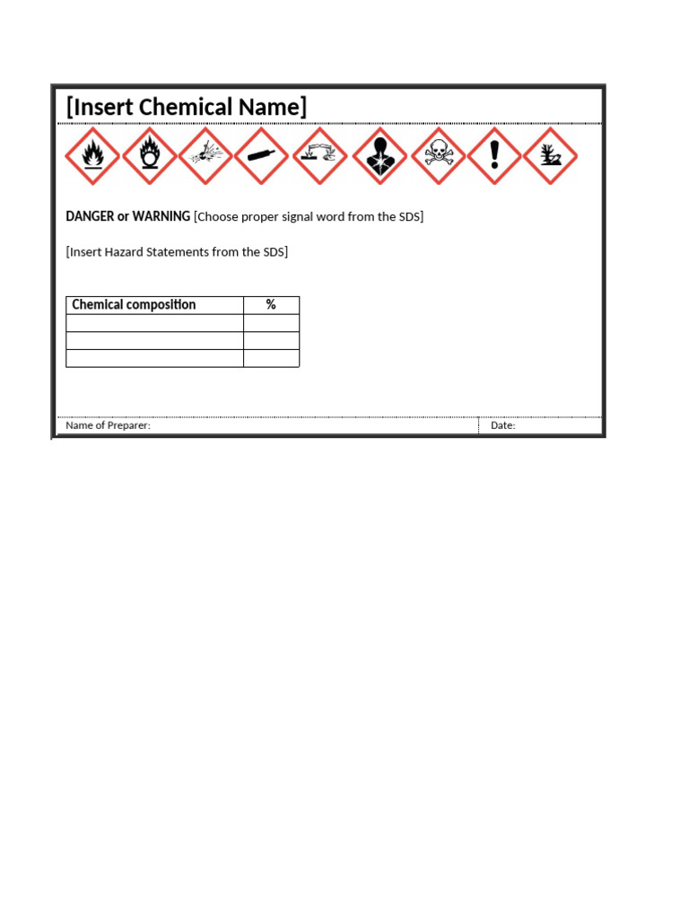Secondary Chemical Label D Small | PDF