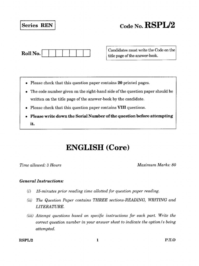 GR 12 English RSPL 2 | PDF
