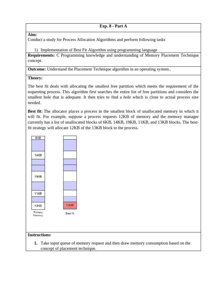 Experiment 8 OS[1] | PDF | Computing | Computer Science