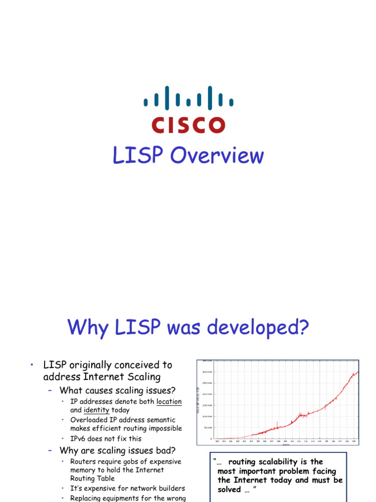 Cisco Lisp Overview | PDF Cisco Lisp Overview | PDF