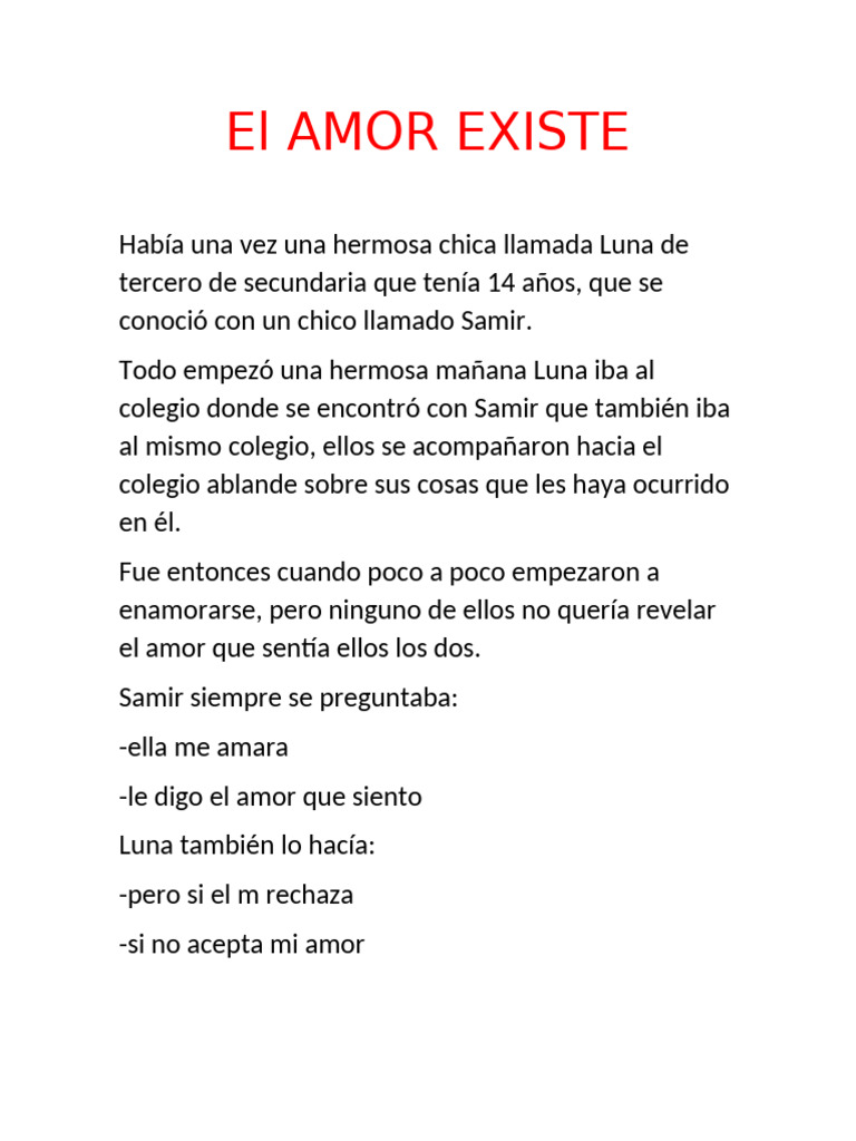 Historia de Amor | PDF