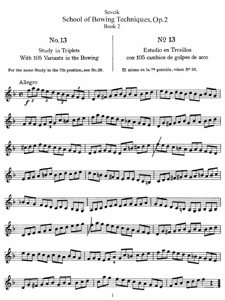 Scuola Di Tecnica D'arco Op 2 - Libro II | PDF