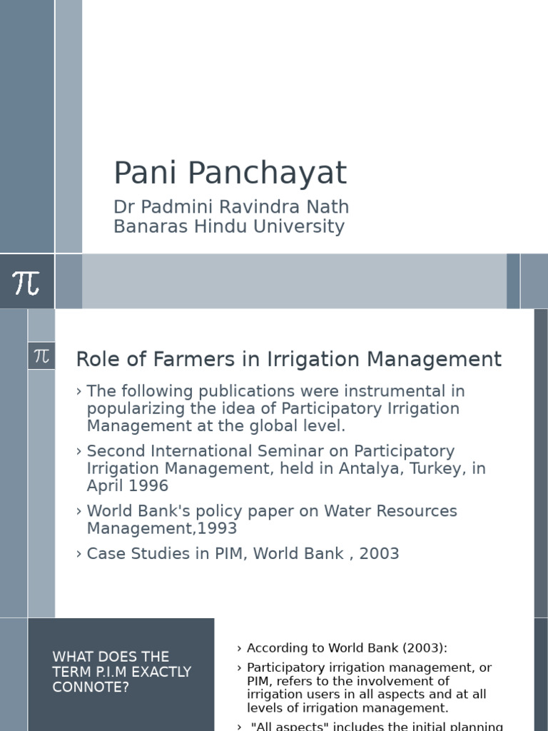 Pani Panchayat | PDF | Economies