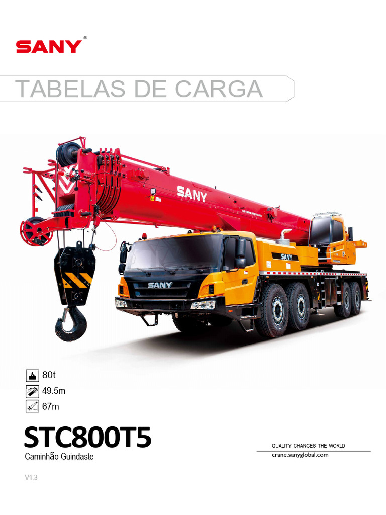 STC800T5-2023 - Tabelas de Carga | PDF