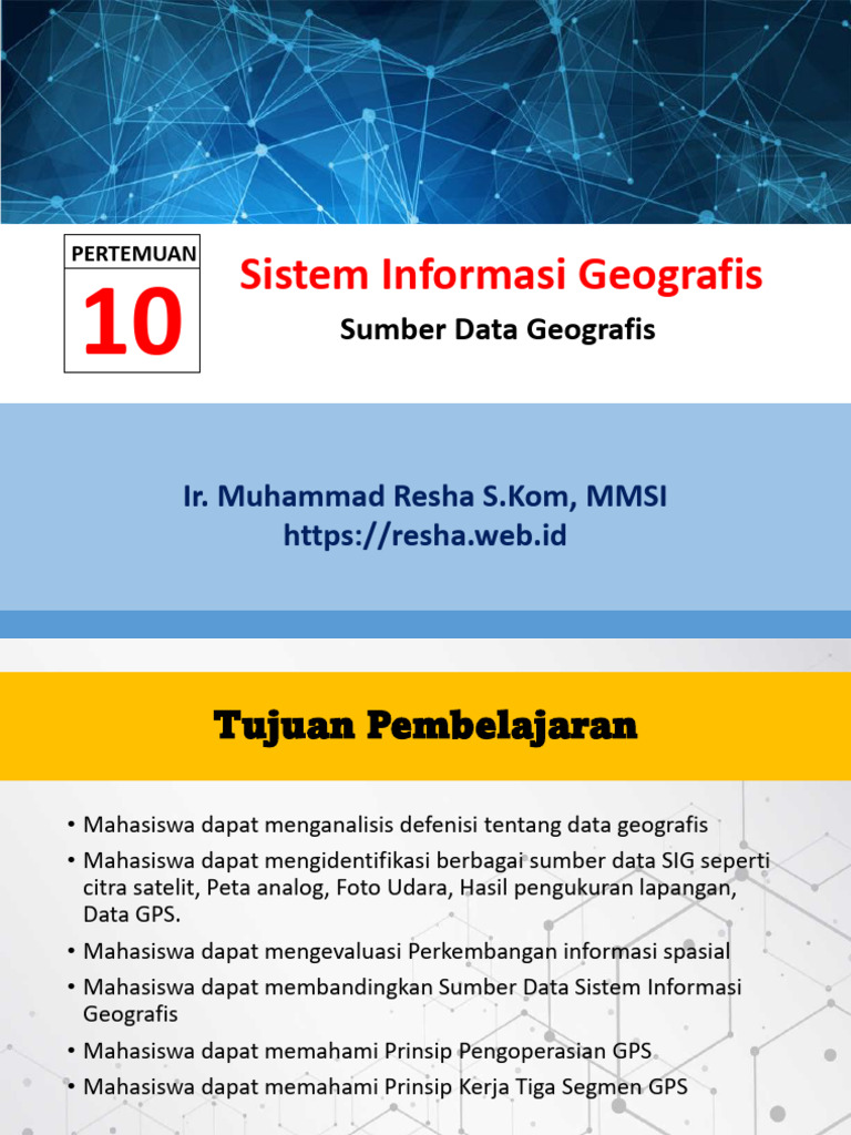 Definisi dan Sumber Data Geografis | PDF