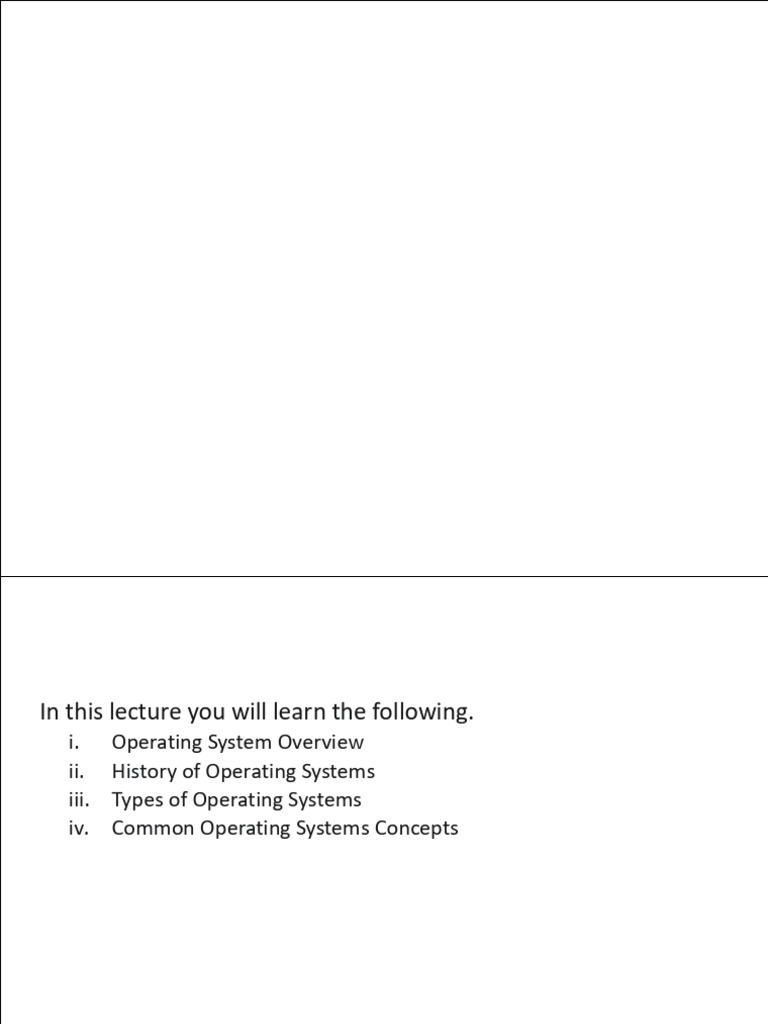 Lecture 1 Introduction 1 Pdf Operating System Process Computing 6332