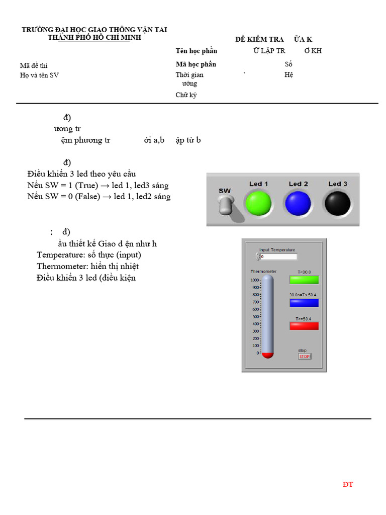 De Ngon Ngu Lap Trinh | PDF