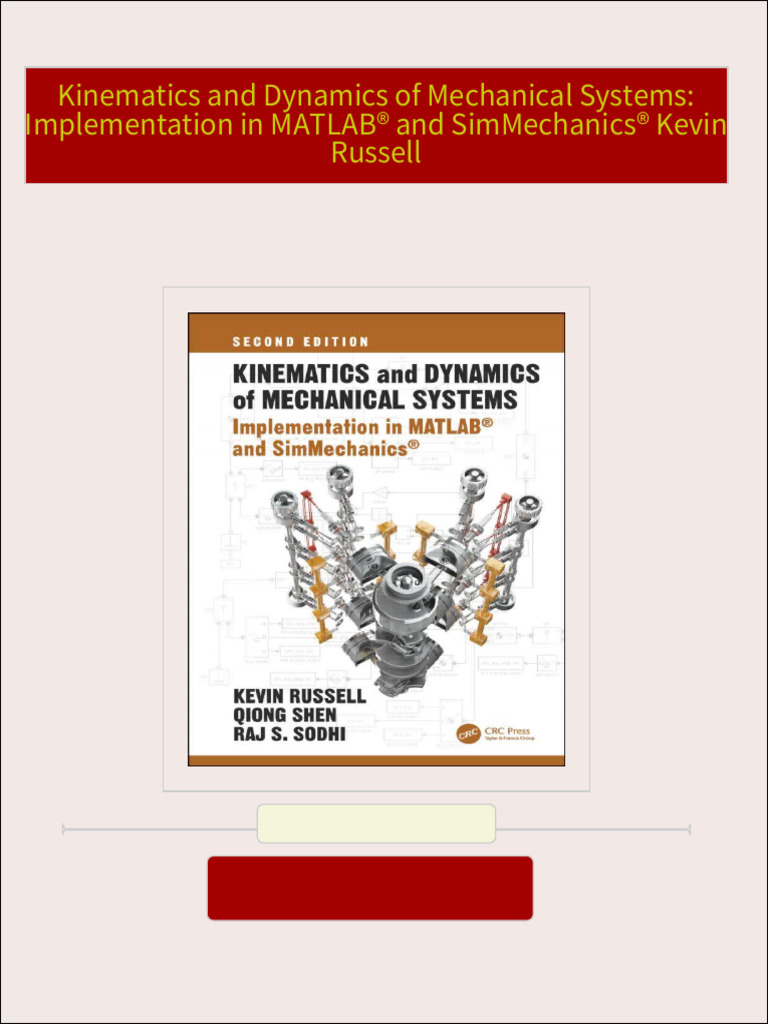 Instant download Kinematics and Dynamics of Mechanical Systems ... Instant download Kinematics and Dynamics of Mechanical Systems ...