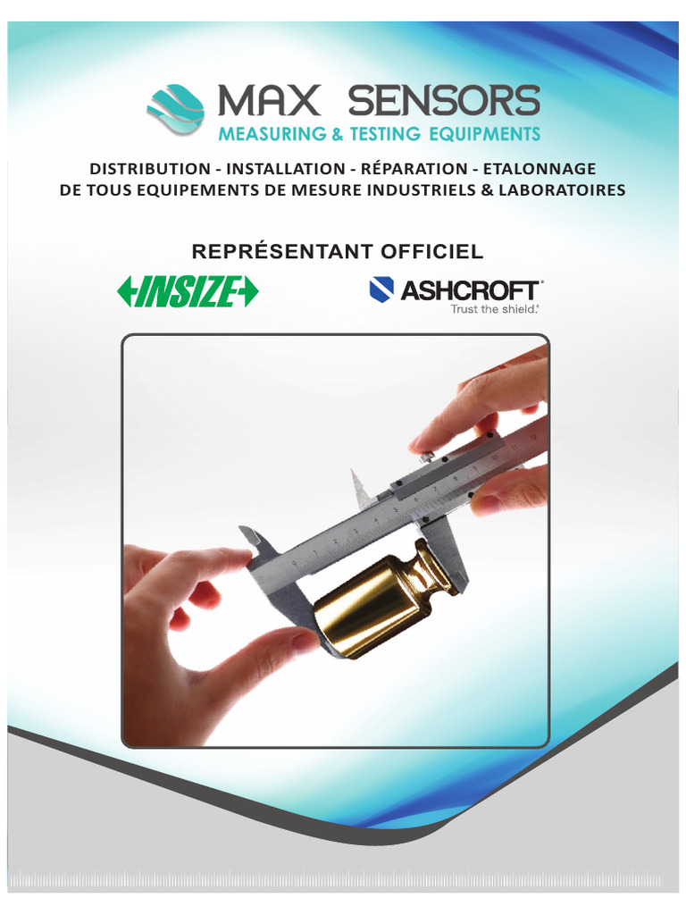 Dépliant Max Sensors 3 | PDF