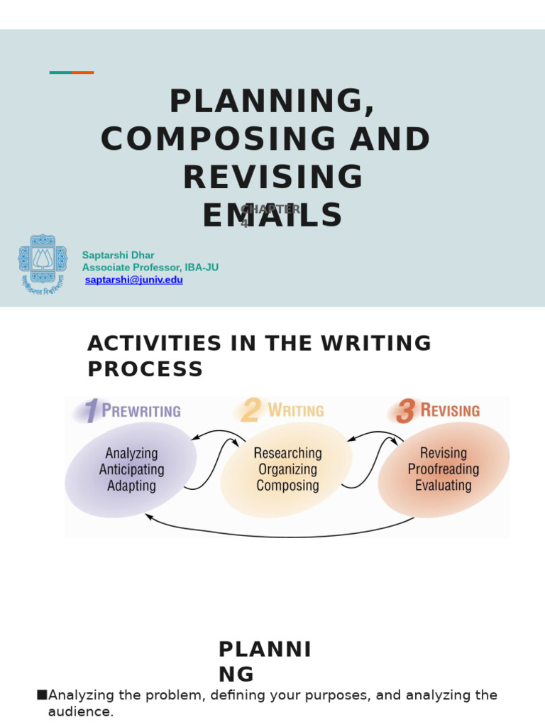 Chapter 4 - Planning, Writing, Revising, Email | PDF | Subject (Grammar ...