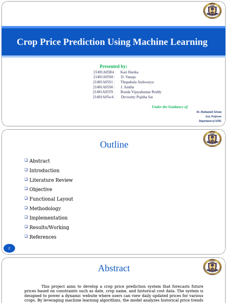 Batch20review2ppt | PDF | Machine Learning | Prediction