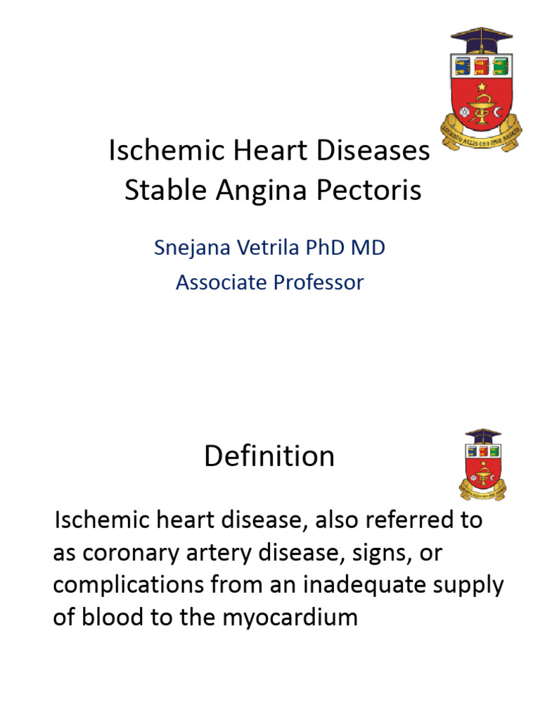 7. Stable Angina Pectoris 2018 ppt | PDF | Coronary Artery Disease | Atherosclerosis
