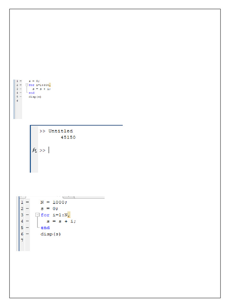 MATLAB and C Loop Programming Tasks | PDF