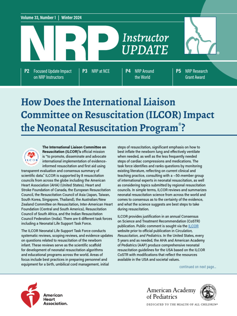 NRP Newsletter Winter 2024 - Digital | PDF | Cardiopulmonary ...