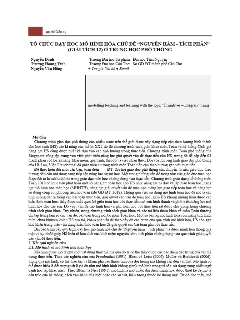 Nguyn Danh Nam TRNG Hong Vinh Nguyn VN HNG | PDF