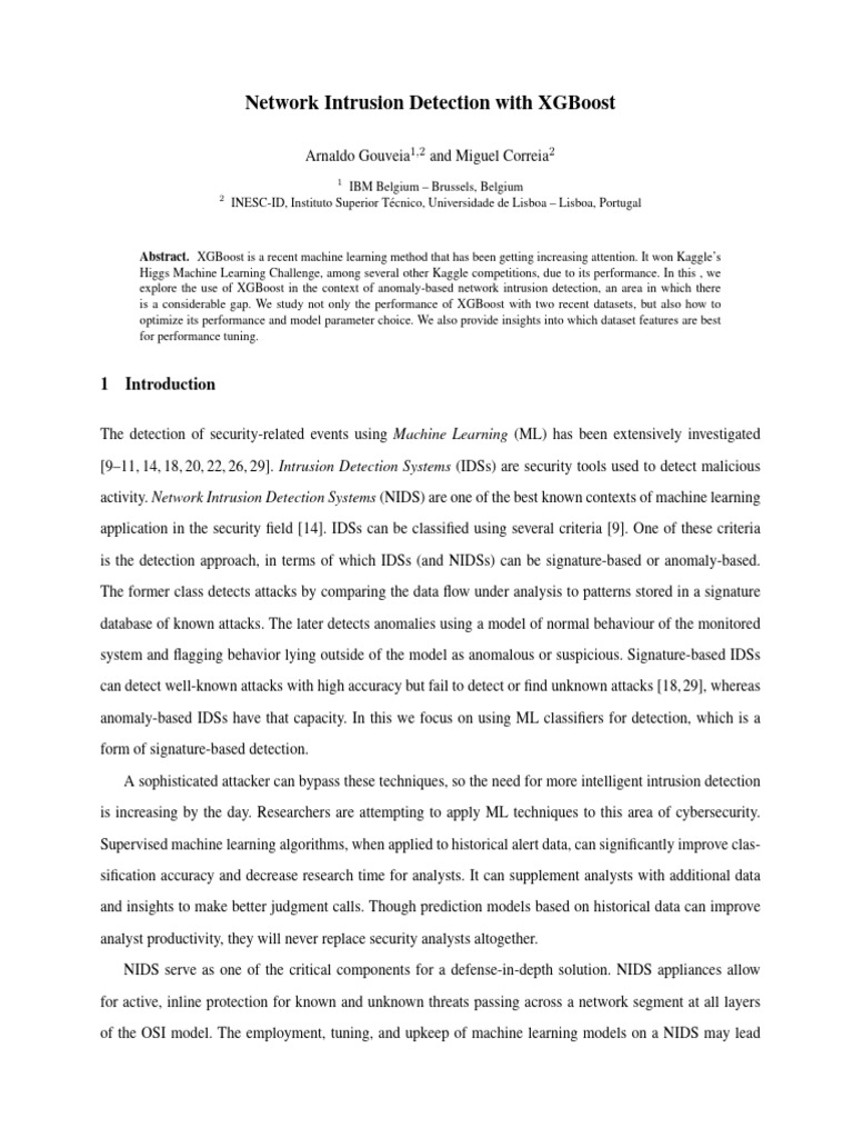 XGBoost_chapter | PDF | Transmission Control Protocol | Receiver Operating Characteristic