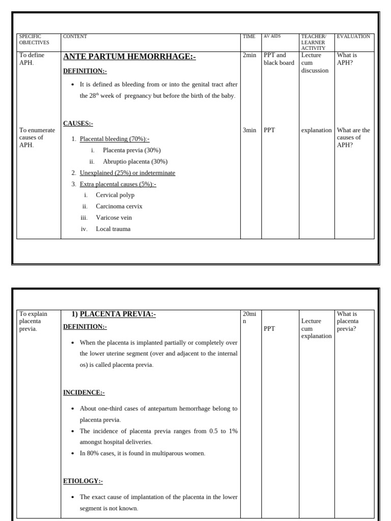 APH | PDF | Childbirth | Obstetrics
