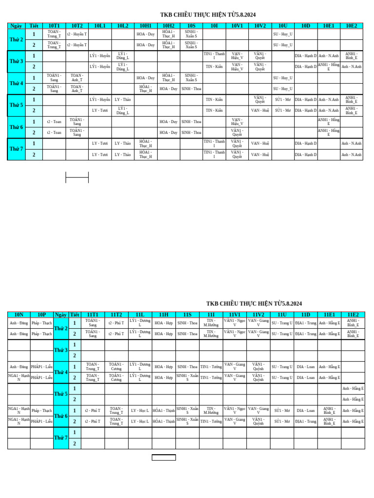 TKB Chieu 5-8-2024 | PDF
