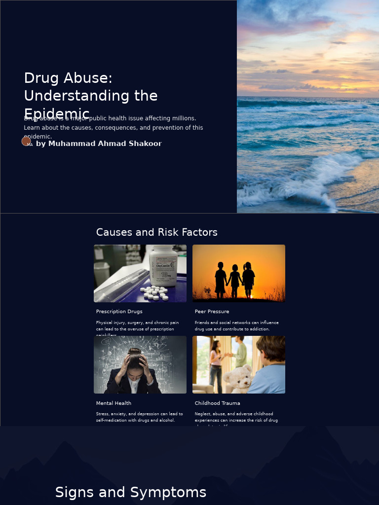 Drug Abuse Presentation | PDF
