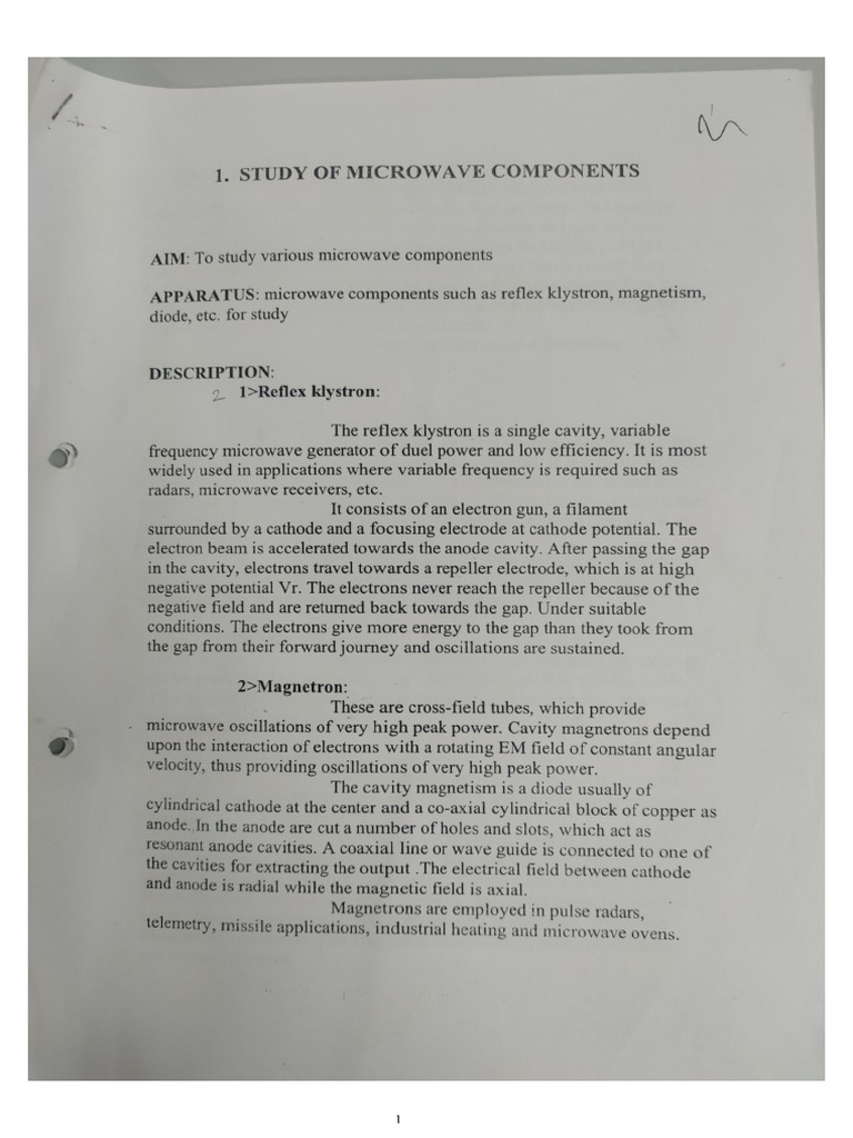 microwave exp2 | PDF