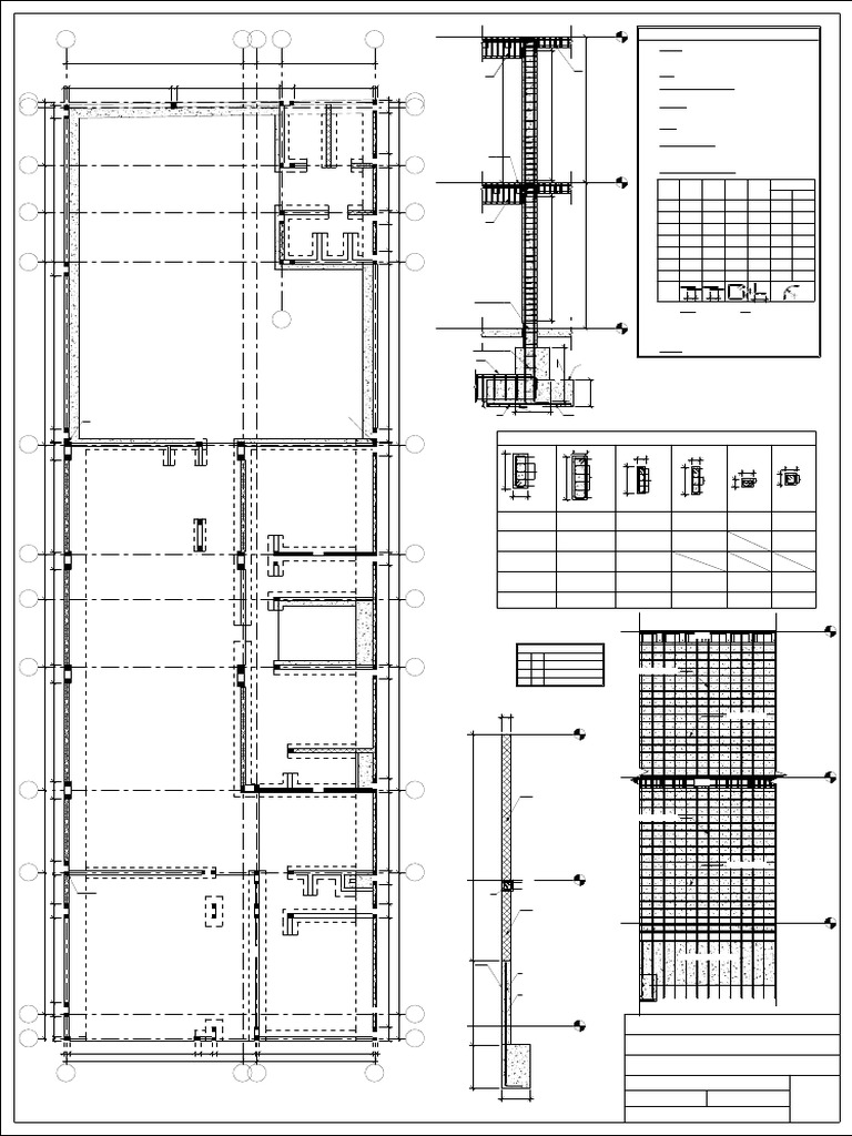 Proyecto Sachaca V 1.1 - Plano - E-02 - Detalle de Columnas y Planta ...