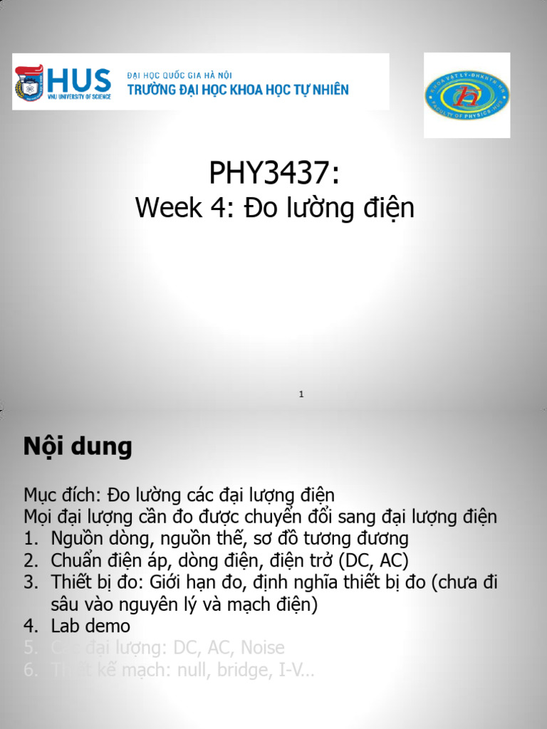 PHY3437 KT DL XLSL Week 4 | PDF