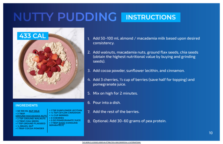 Nutty Pudding | PDF
