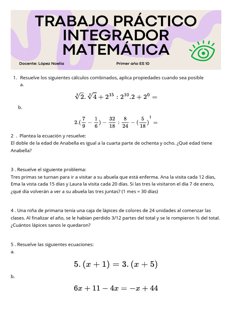 Problemas Matemáticos para Primaria | PDF