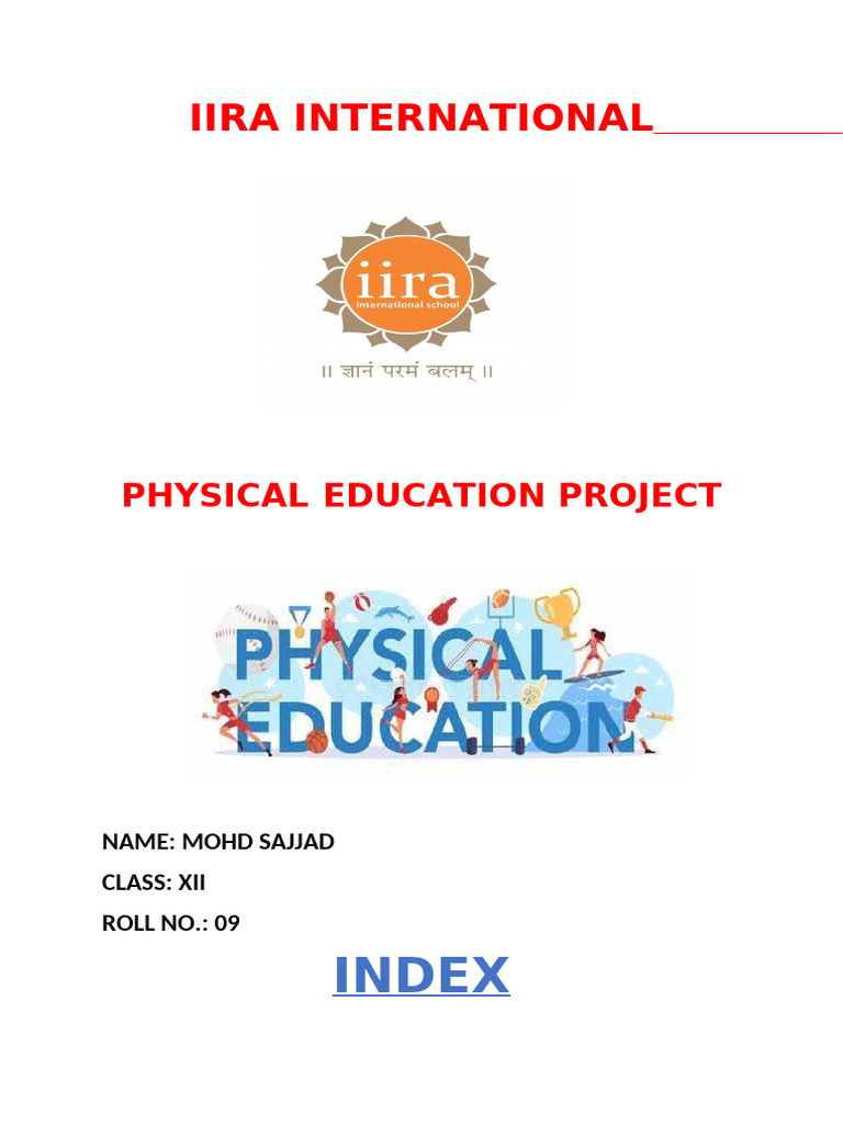 Physical Education Project | PDF | Body Mass Index | Asana