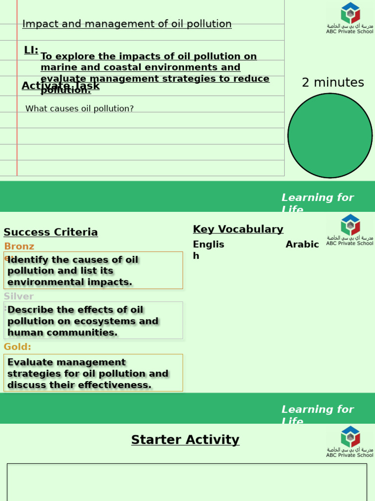 Oil Pollution: Causes and Management Strategies | PDF