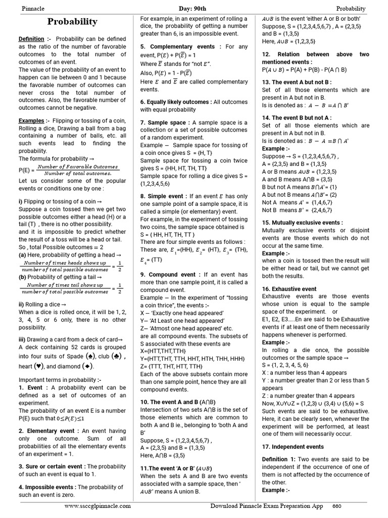 04 Trigonometry - | PDF | Probability Theory | Probability
