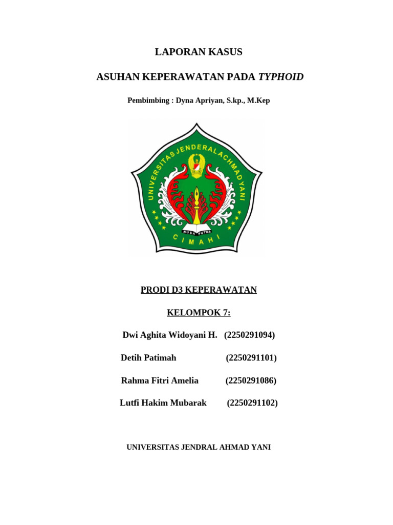 Konsep Penyakit Typhoid | PDF