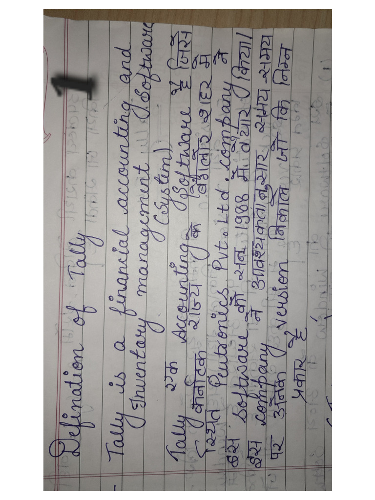 IIC Tally 7.2 Introduction | PDF