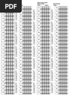 Answer Sheets For 60 Items | PDF
