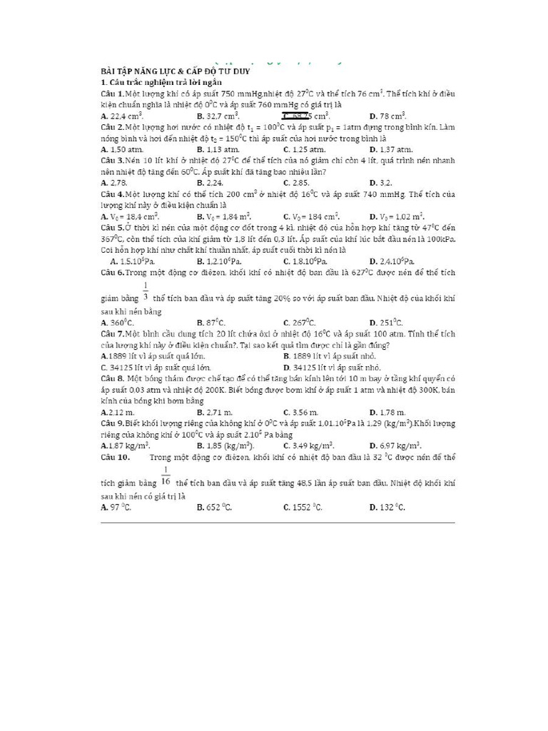 Chủ Đề 7 | PDF